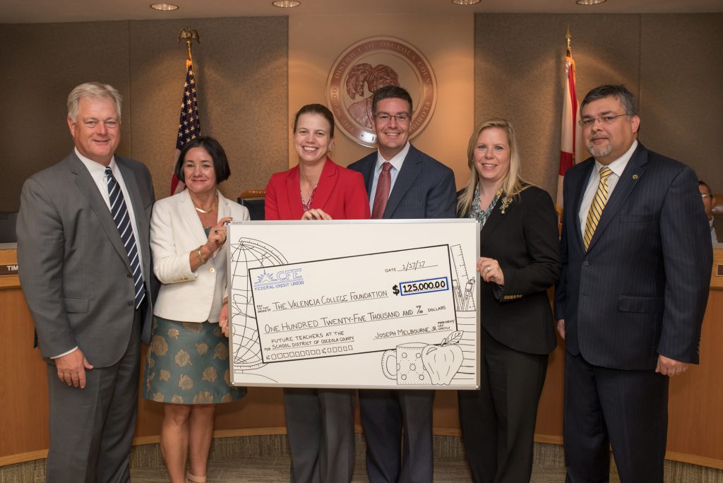 Valencia Receives $125,000 from CFE Federal Credit Union for Future ...